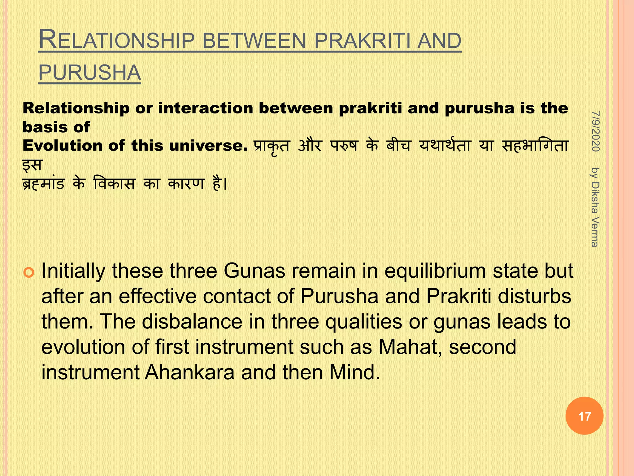 Sankhya philosophy unit2 | PPTX