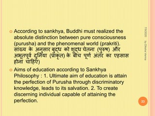 Sankhya philosophy unit2 | PPTX