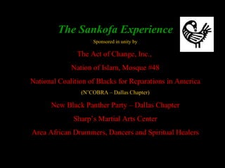 Sankofa Juneteenth 2010 | PPT | Crime & Harmful Acts to Individuals ...