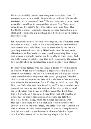 San Manuel, Bueno MartirMiguel de Unamuno (1864-1936) was a Sp.docx