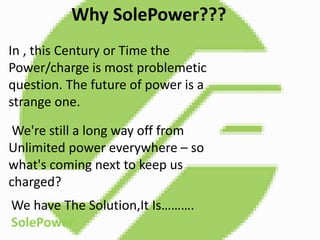 Solepower Technology | PPTX
