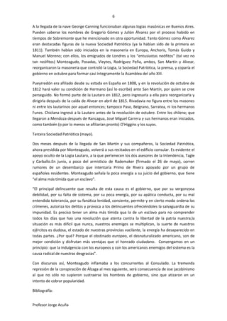 San Martin y la logia lautaro | DOCX