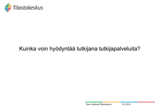 Tutkijapalvelut, Sanni-Sandra Hellman | PDF