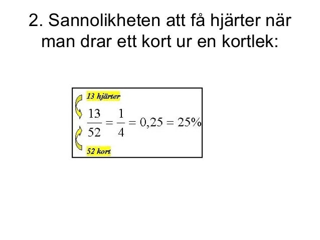 Sannolikhet