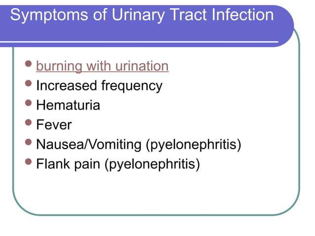 Urinary truct infection, upper and lower.pptx