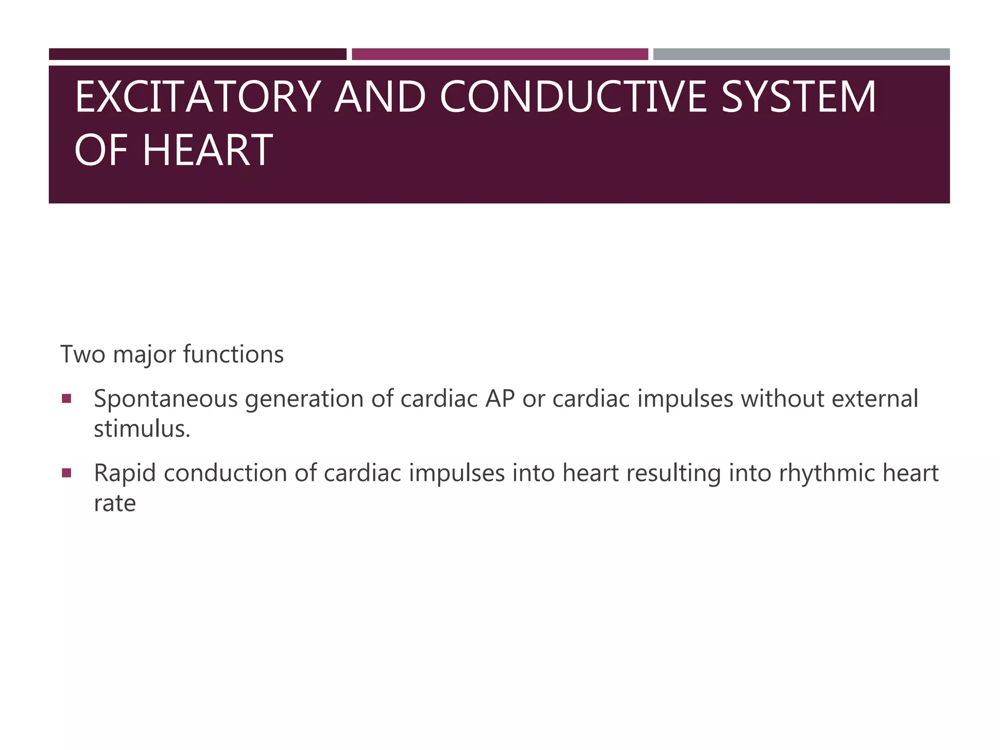Sa nodal action potential, conducting system of heart and spread of ...