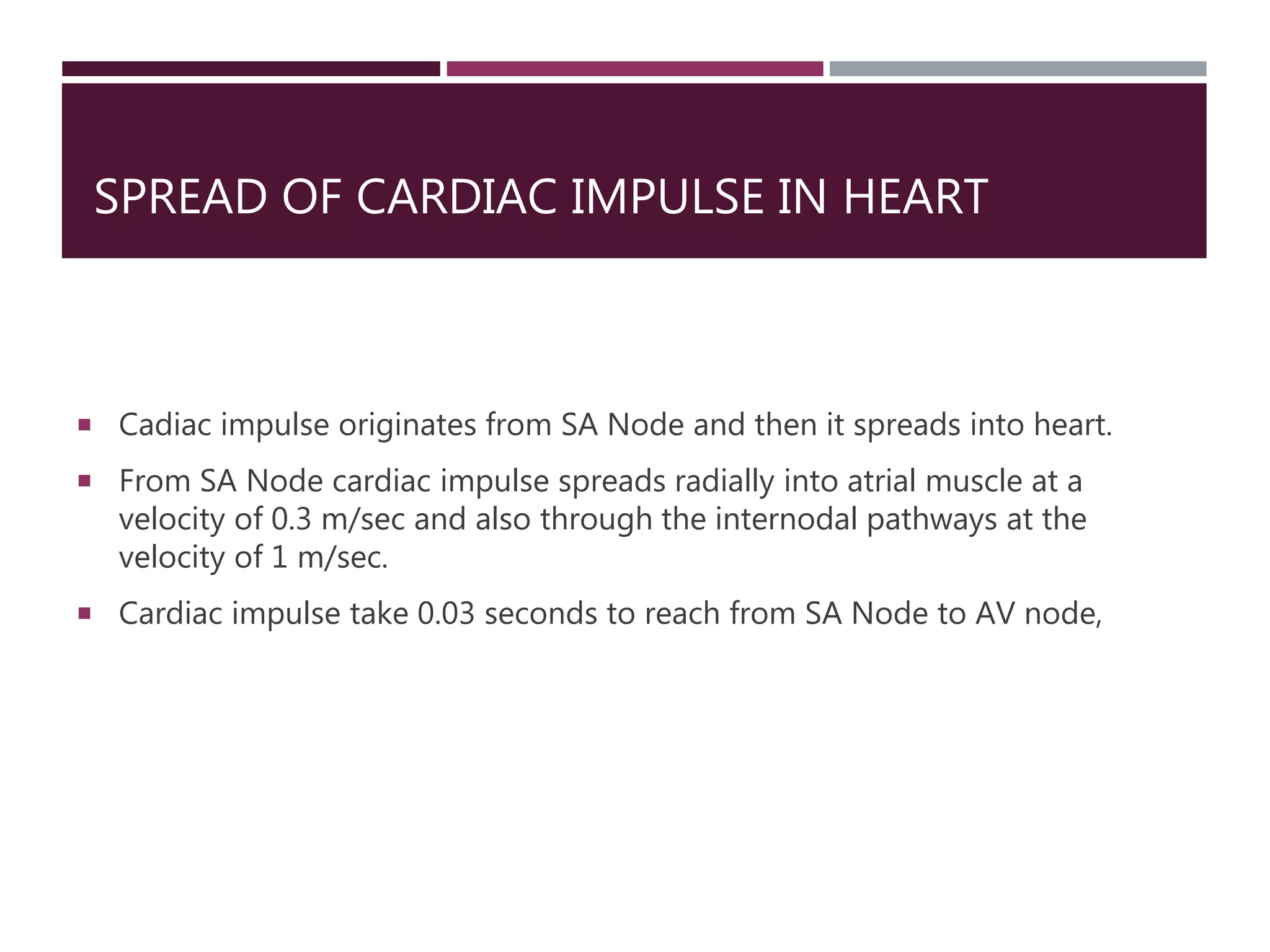 Sa nodal action potential, conducting system of heart and spread of ...