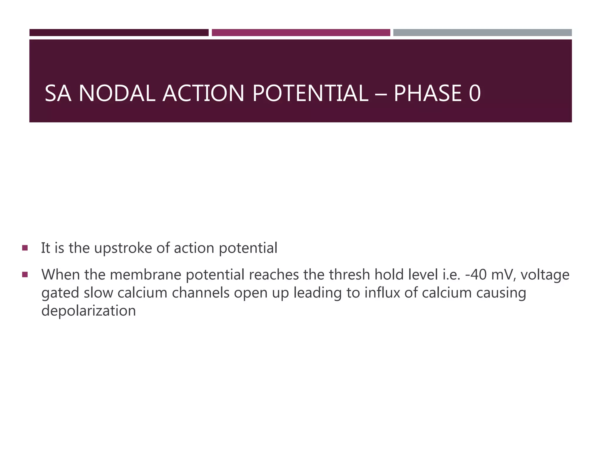 Sa nodal action potential, conducting system of heart and spread of ...