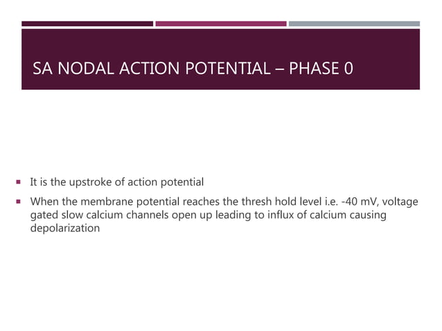 Sa nodal action potential, conducting system of heart and spread of ...