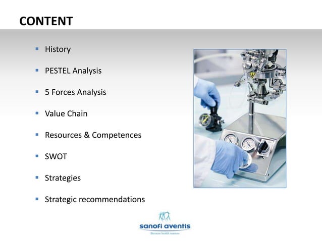Strategic Analysis - Sanofi Aventis | PPTX