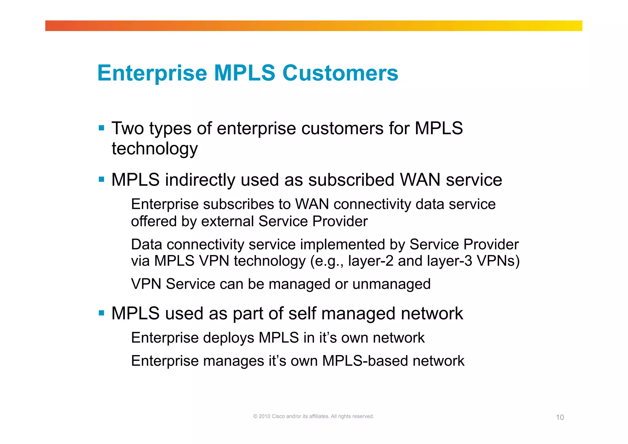 MPLS Presentation | PDF | Computer Networking | Computing