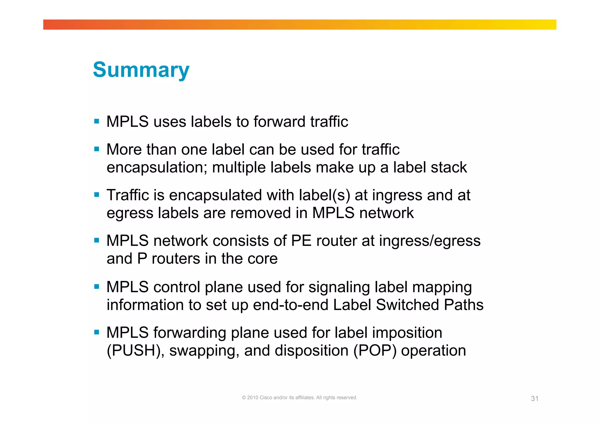 MPLS Presentation | PDF | Computer Networking | Computing