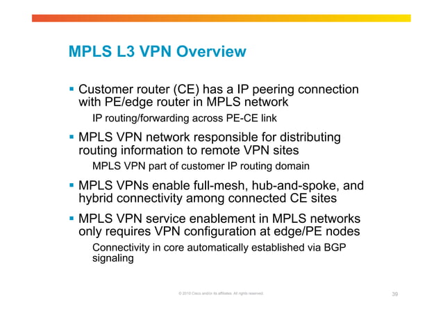 MPLS Presentation | PDF | Computer Networking | Computing