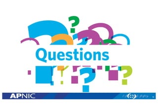 SANOG 33: IPv6 deployment update | PPT