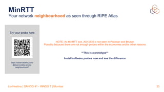 Know Your Network; why every network operator should host a RIPE Atlas ...
