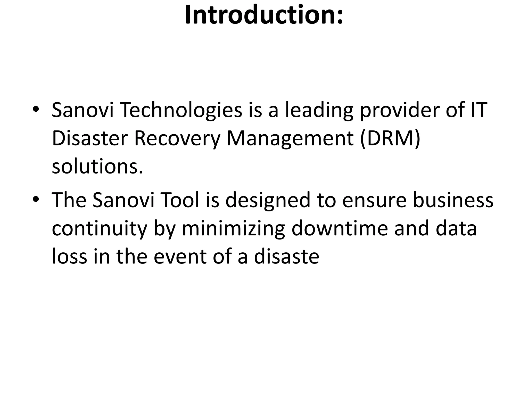 Sanovi Tool for Auomatic Switch over during DR Drill.pptx