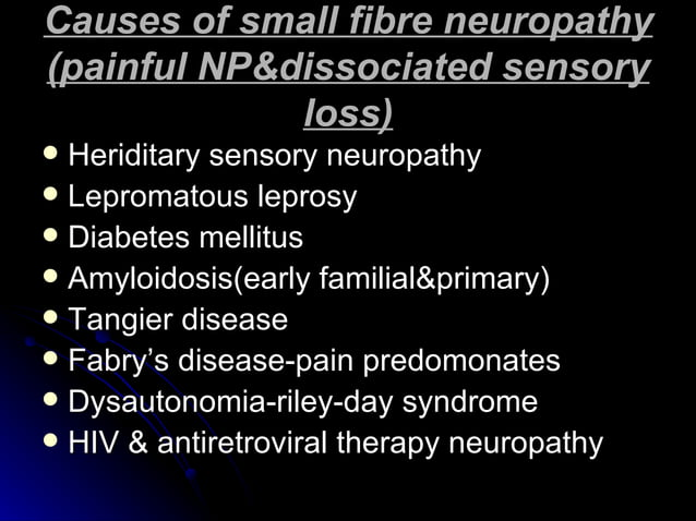 Approach to Peripheral Neuropathy | PPT