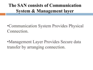 SAN PPT.ppt | Data Storage and Warehousing | Computing