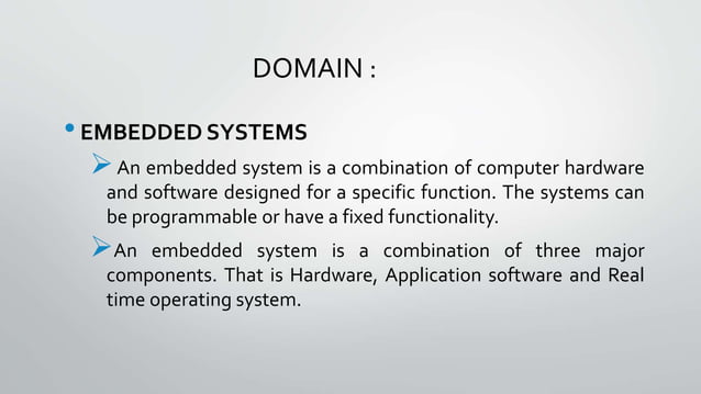 embedded system and iot.pptx | Consumer Electronics | Technology & Computing