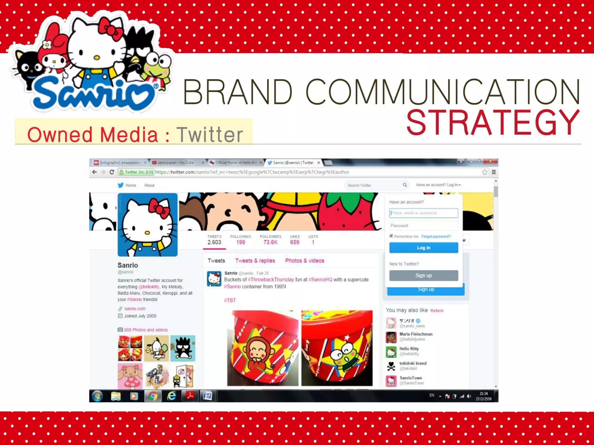 BDC412 Global Brand Communications : Sanrio | PDF