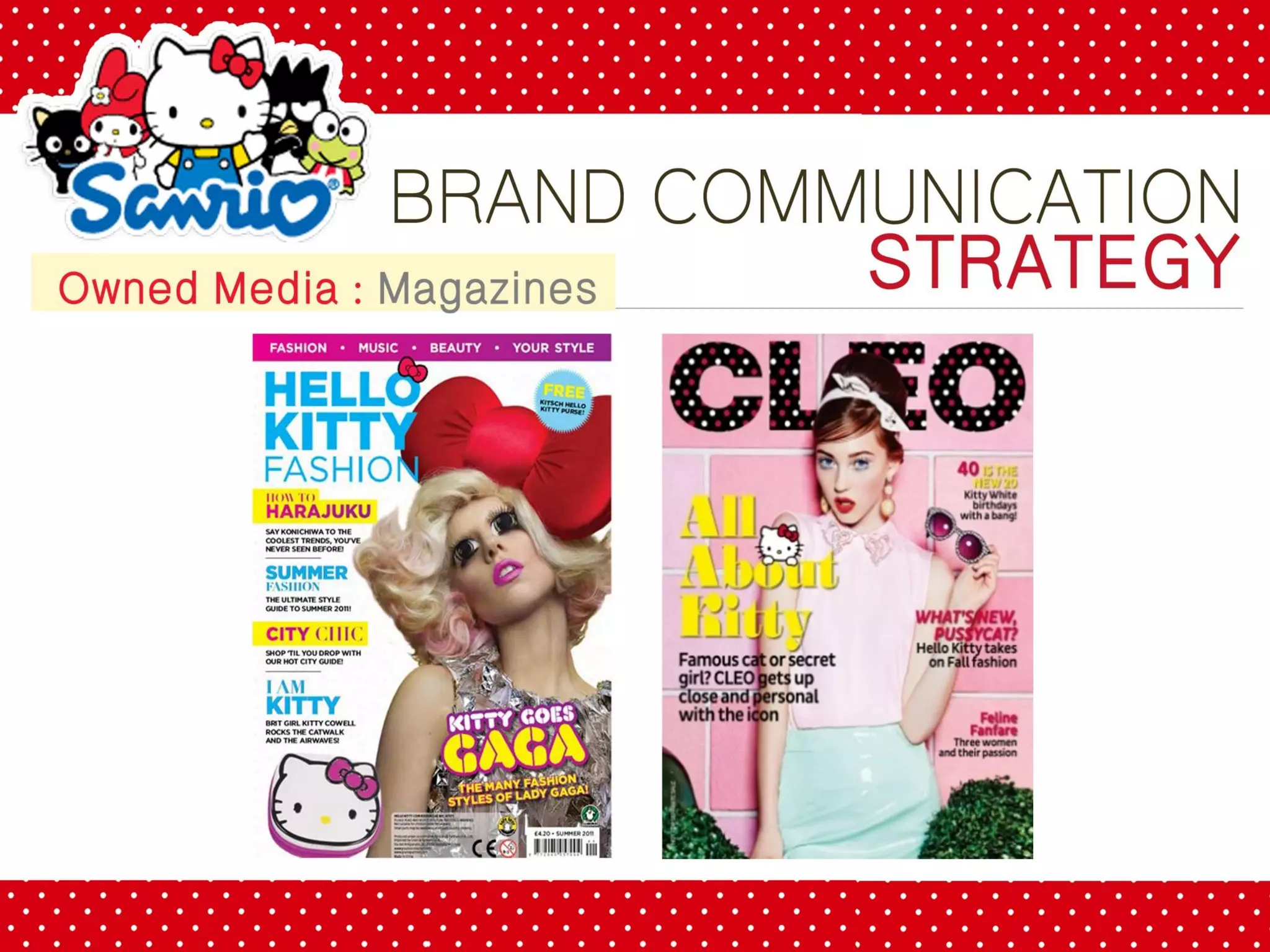 BDC412 Global Brand Communications : Sanrio | PDF