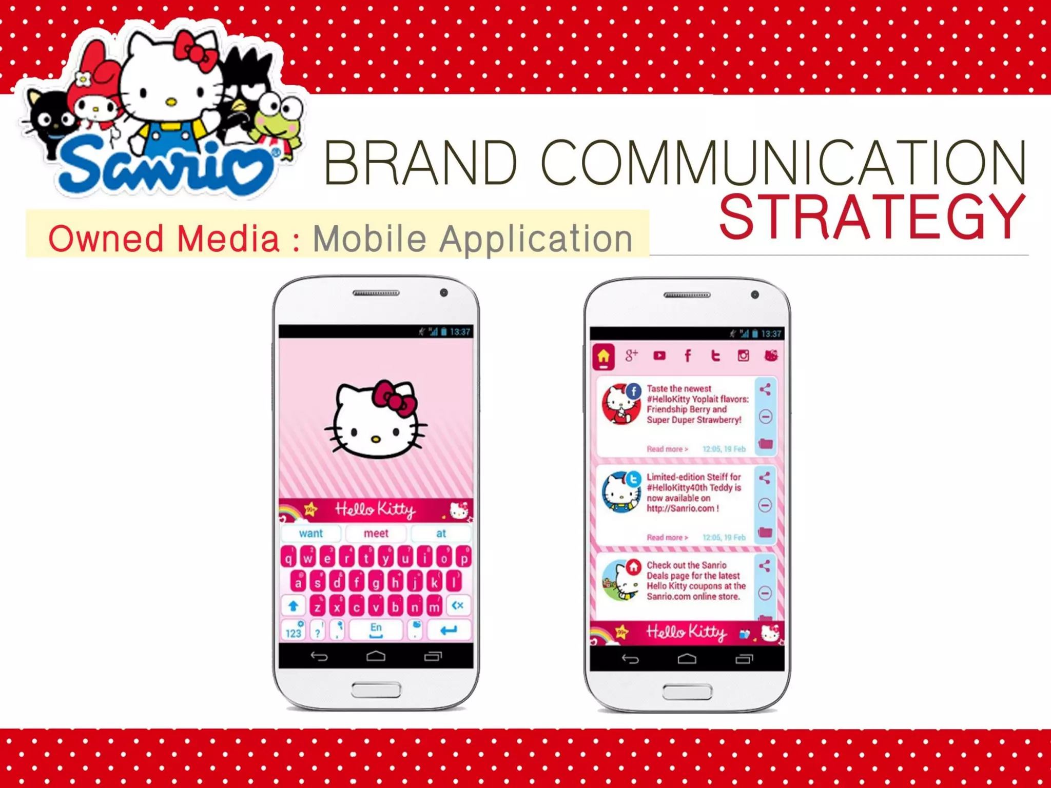 BDC412 Global Brand Communications : Sanrio | PDF