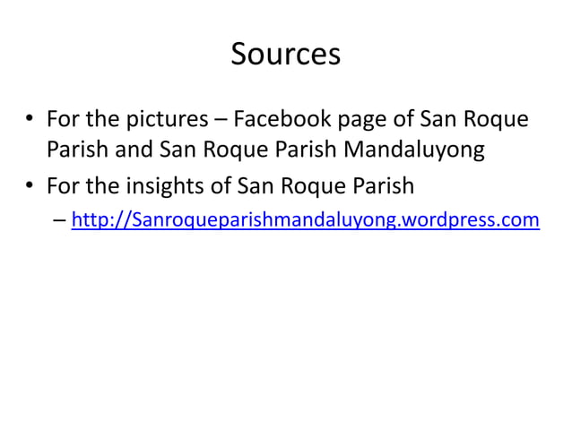 San roque parish mandaluyong | PPT