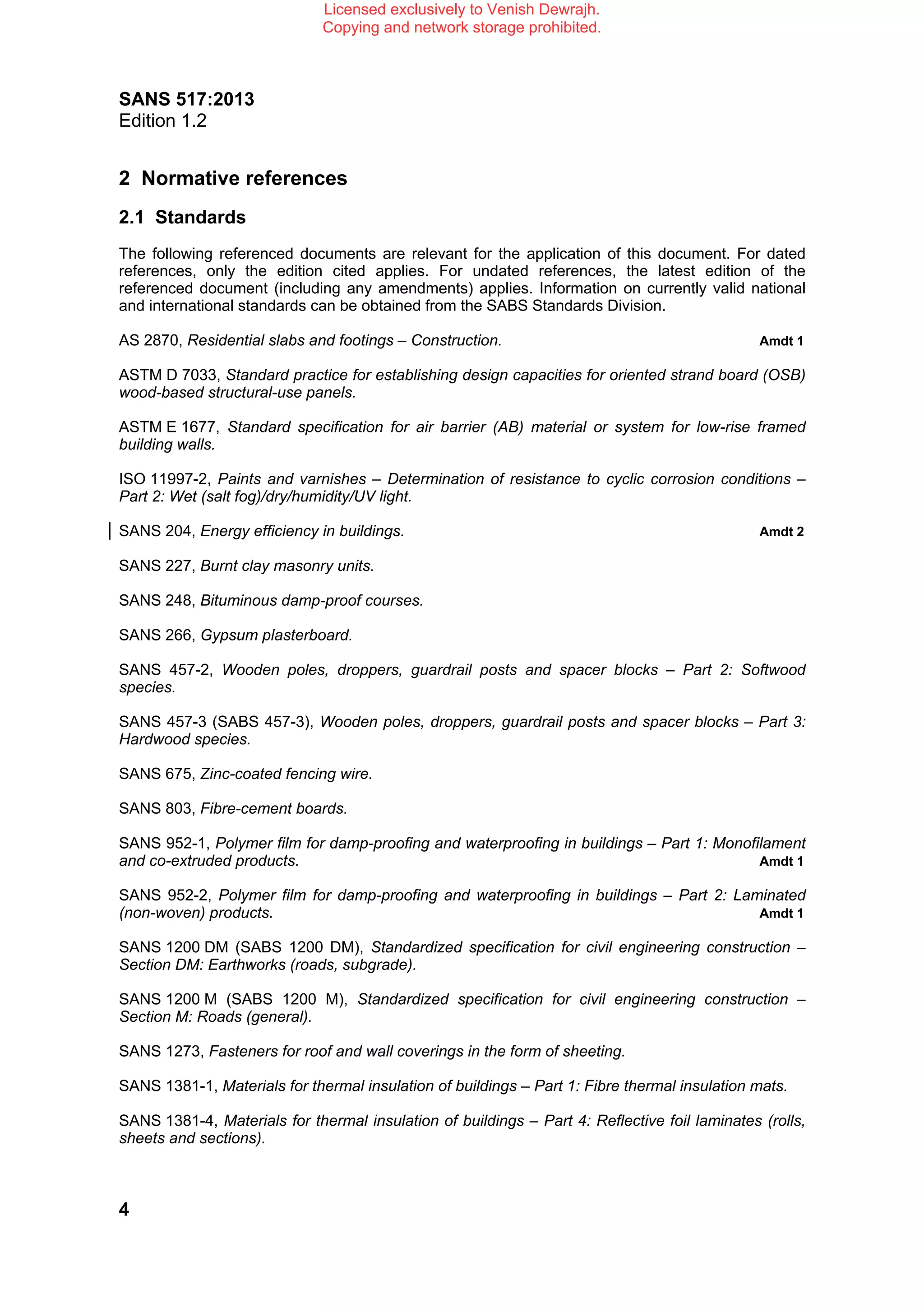 SANS 517 Mr Venish Dewrajh | PDF