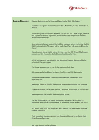 SAN eForce Modules & Features | PDF