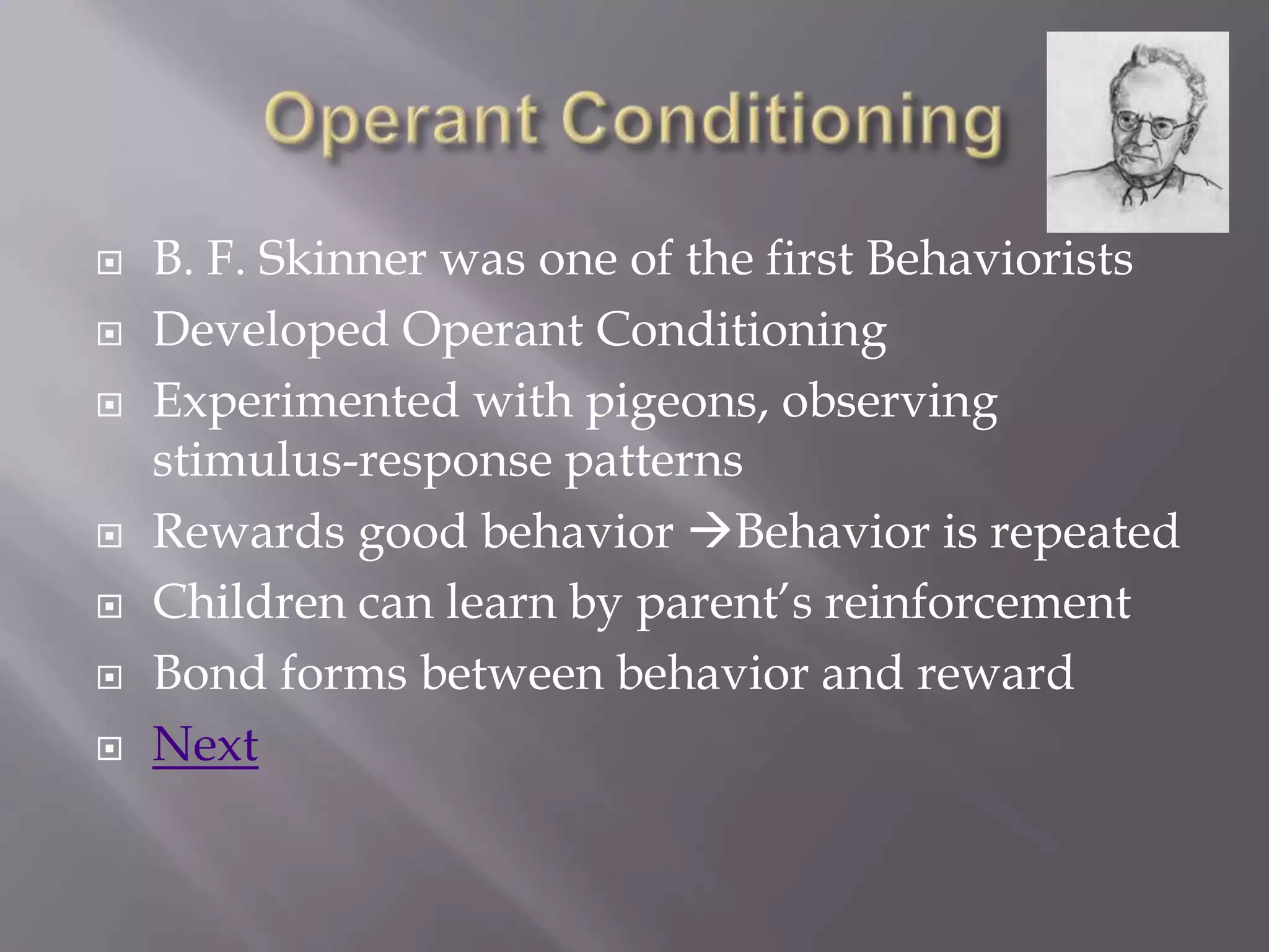 Behaviorism Theory | PPTX