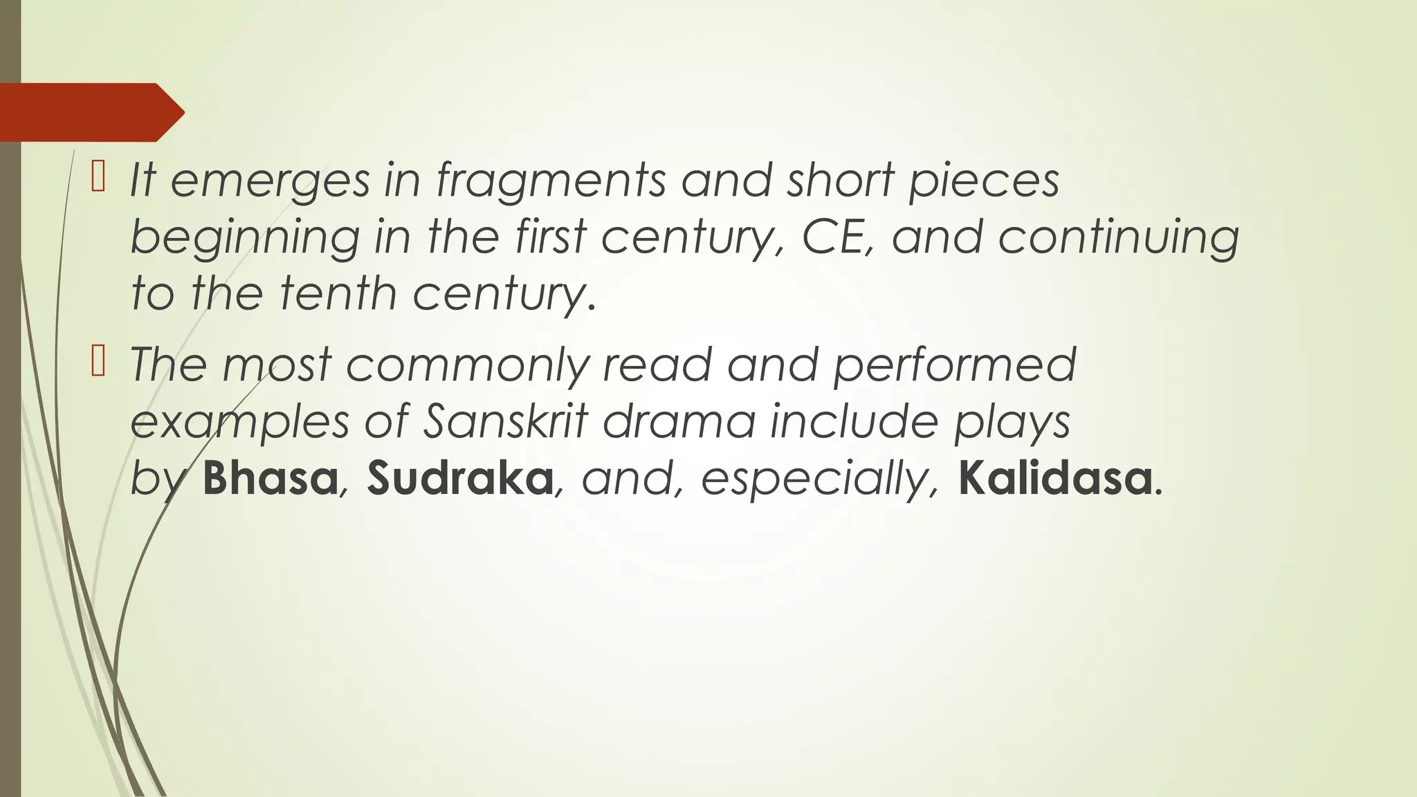 Sanskrit drama.ppt final | PPT