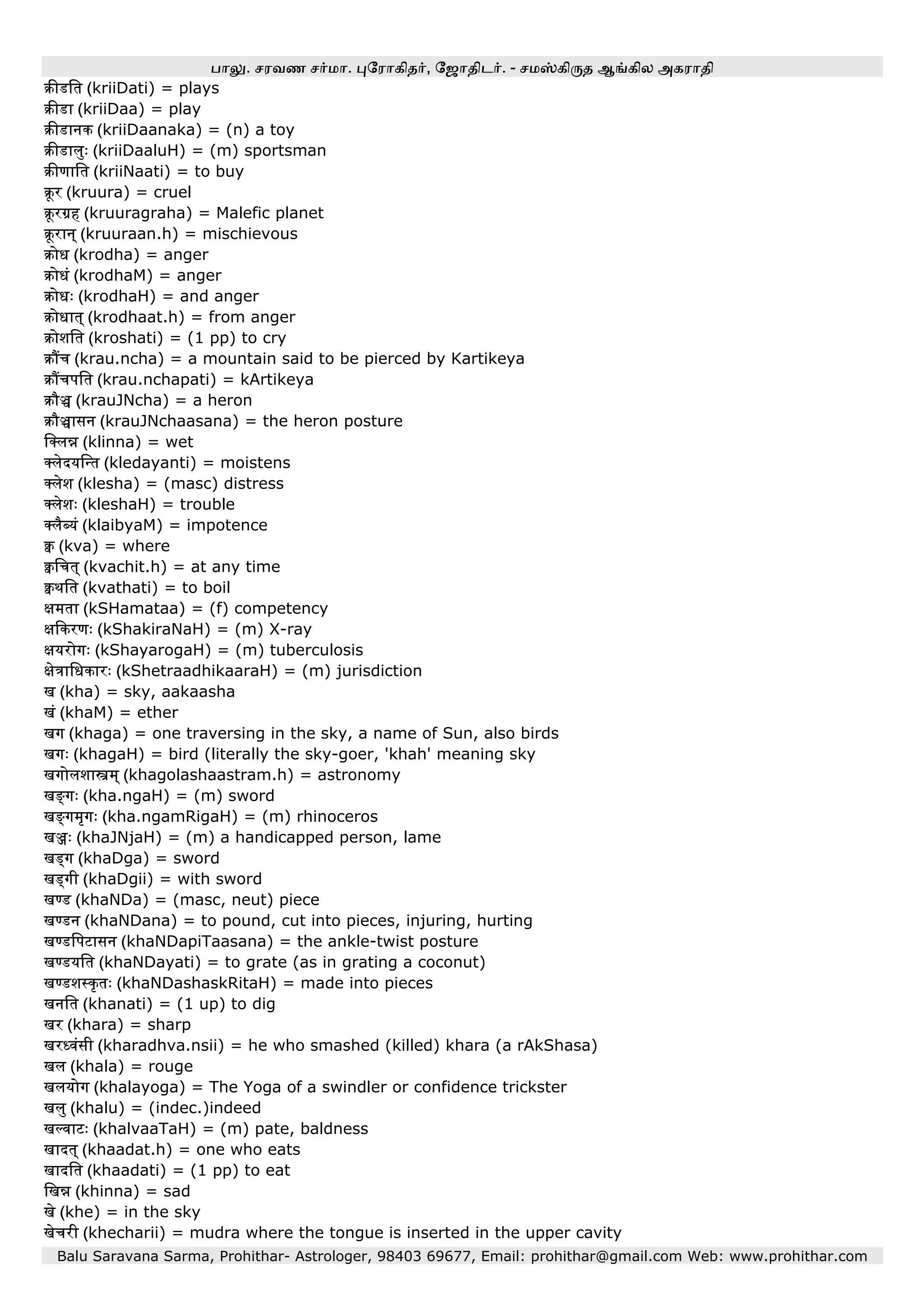 Sanskrit english dictionary | PDF