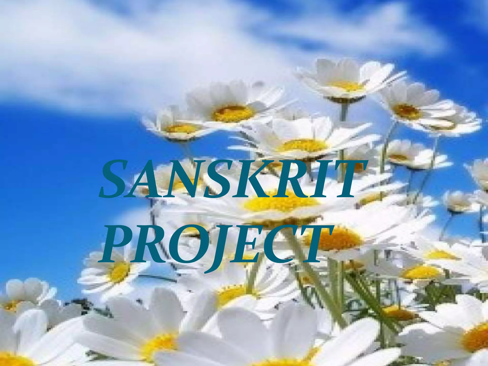 Sanskrit presention by saswat abhigyanam | PPTX