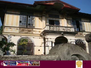 The old, historic and rundown Sanson Mansion in Molo, Iloilo | PDF