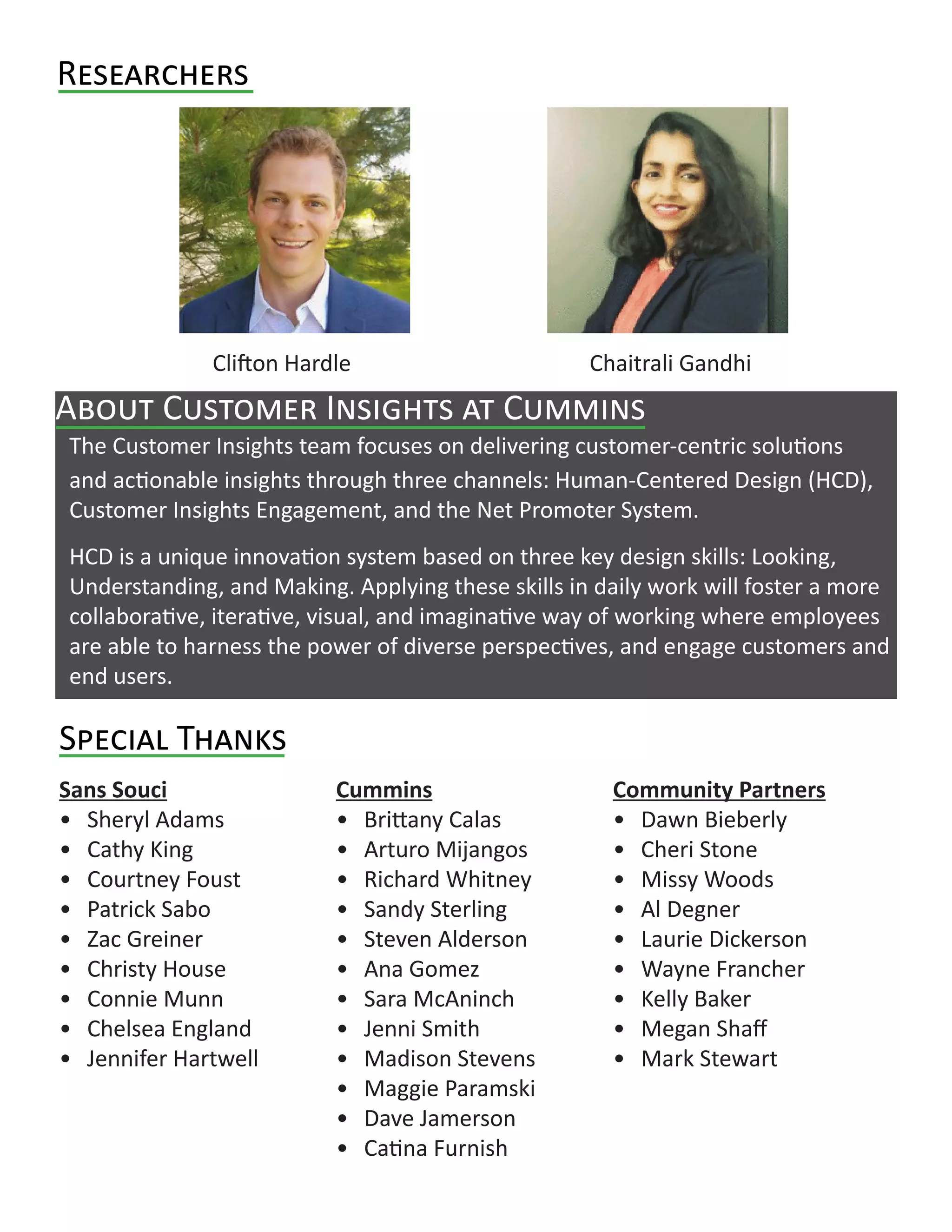 Cummins Community Impact Project | PDF