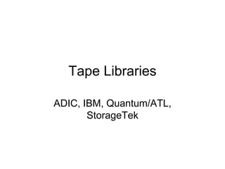 SAN storage arrays | PPT