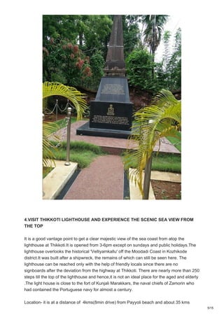 payyoli beach 10 amazing things you need to know before you visit | PDF