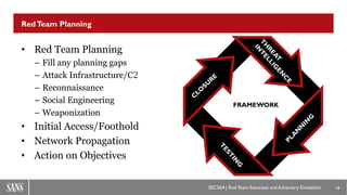 Managing & Showing Value during Red Team Engagements & Purple Team ...