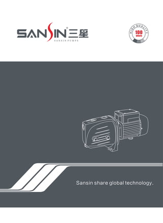 Sansin Land Pump Catalog | PDF
