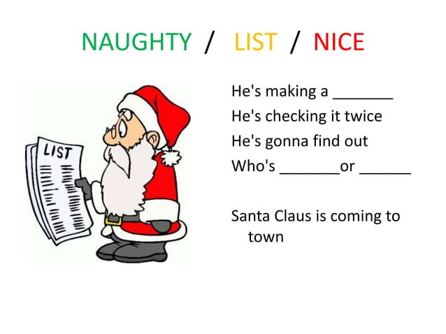 Santa claus is coming to town | PPTX | Holiday | Genres