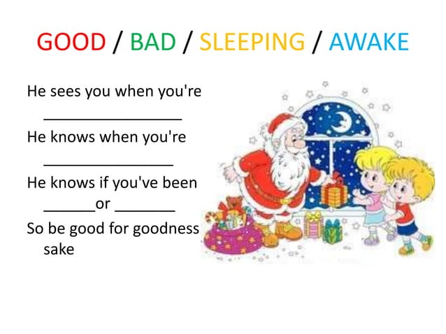 Santa claus is coming to town | PPTX | Holiday | Genres