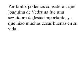 Santa joaquína de vedruna | PPTX