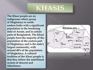 SANTHAL AND KHASIS TRIBE | PPTX