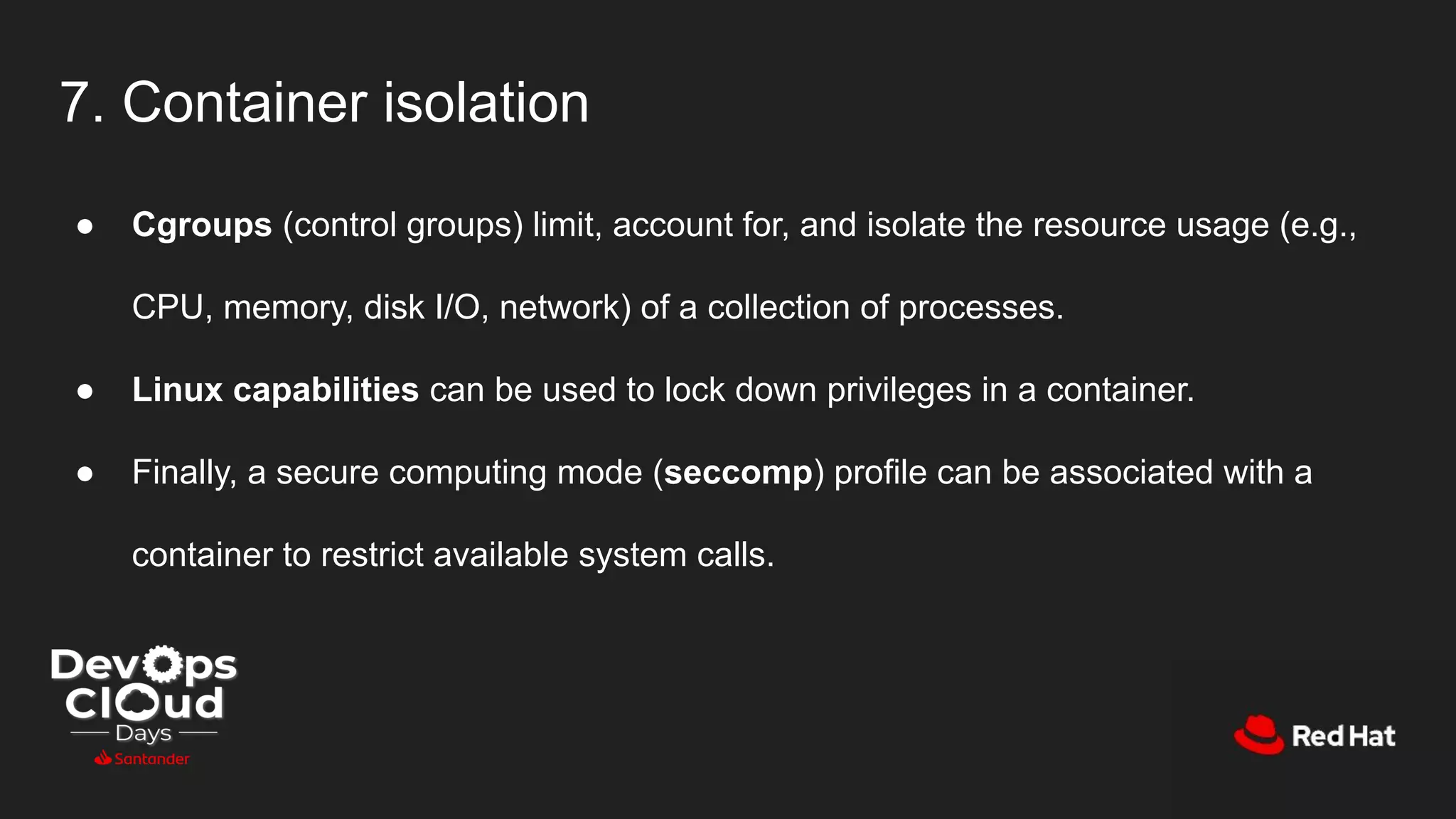 Santander DevopsandCloudDays 2021 - Hardening containers.pdf