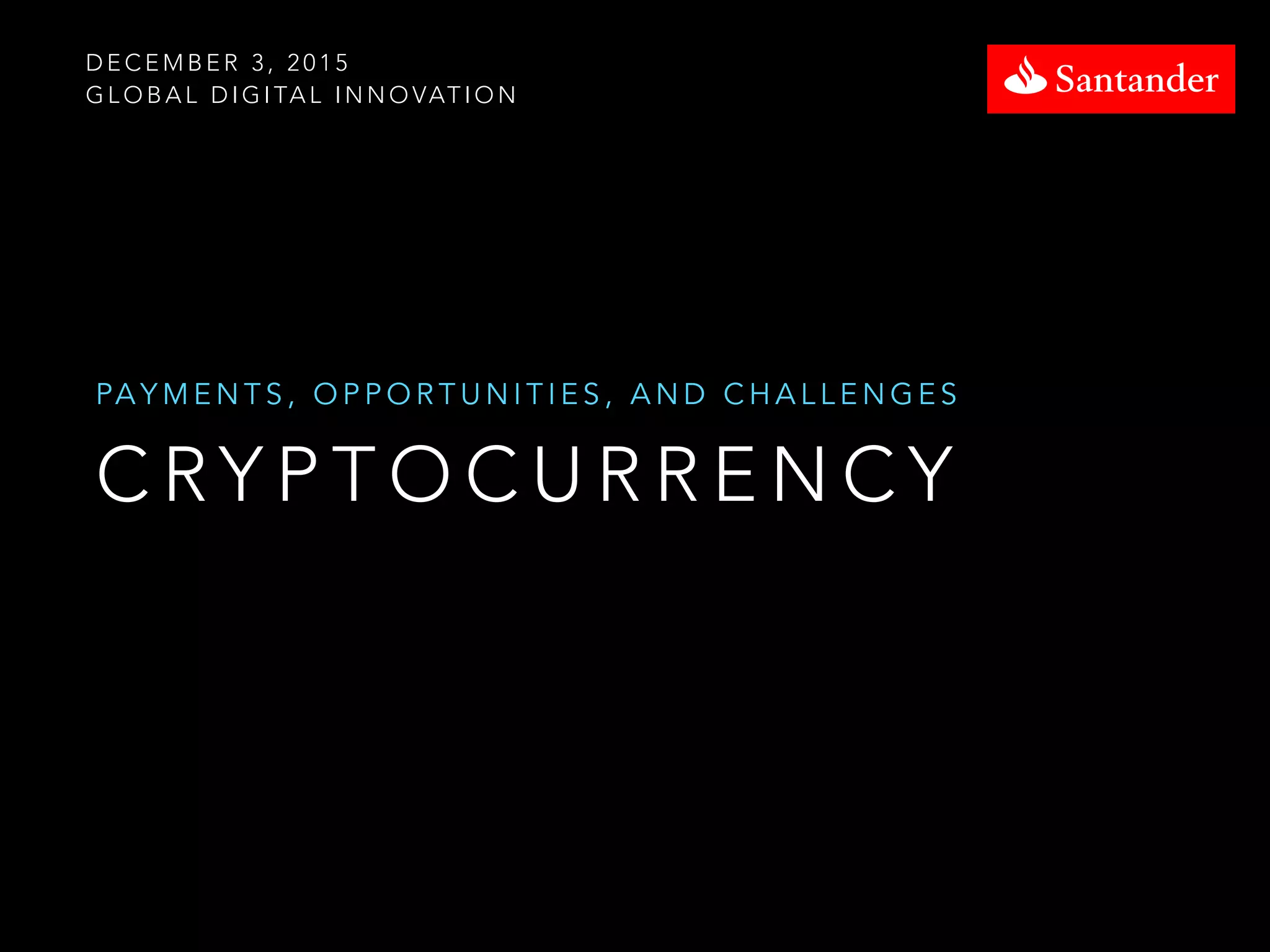 Santander Presentation - Global Digital Innovation | PPT