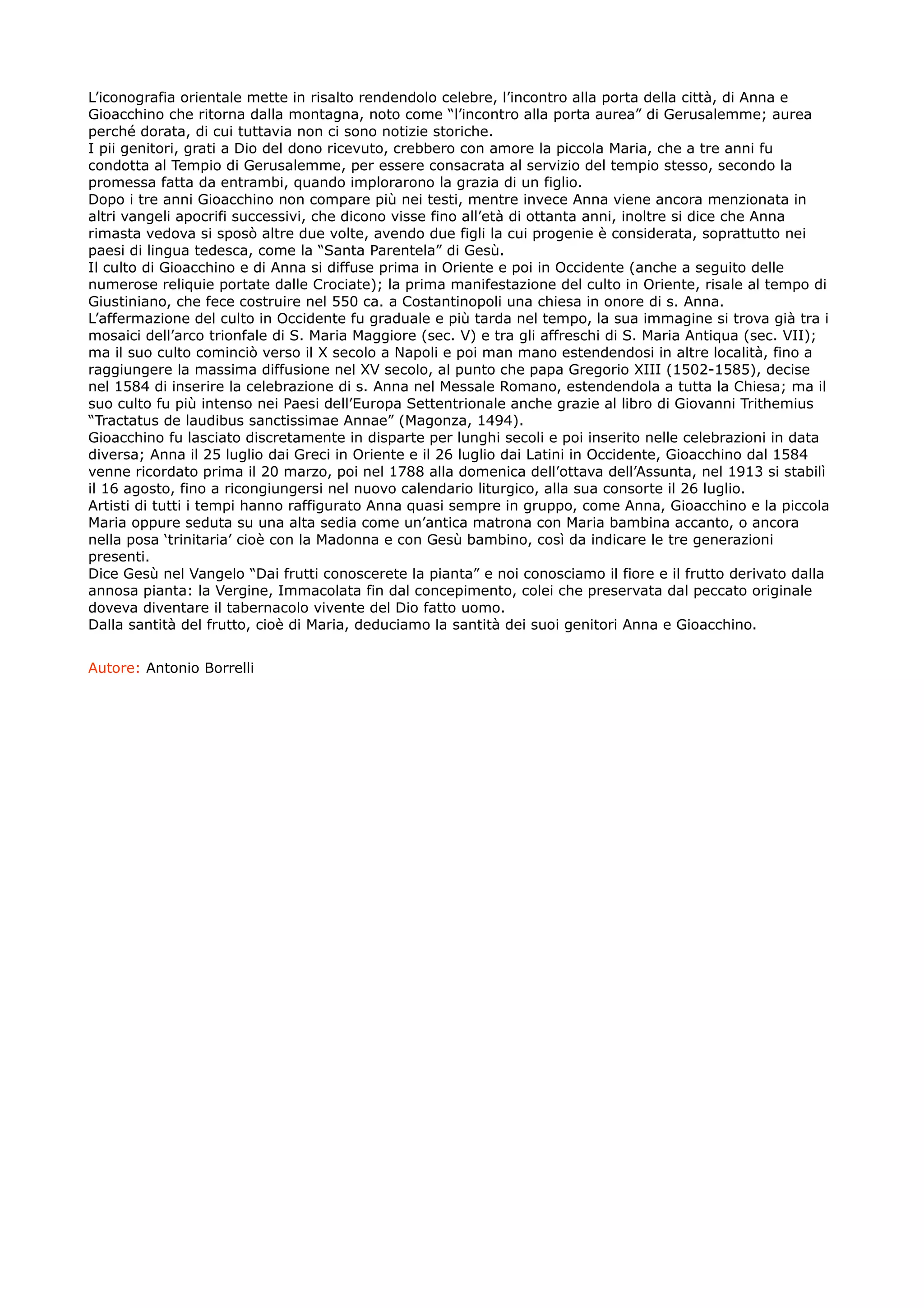 Sant anna | PDF