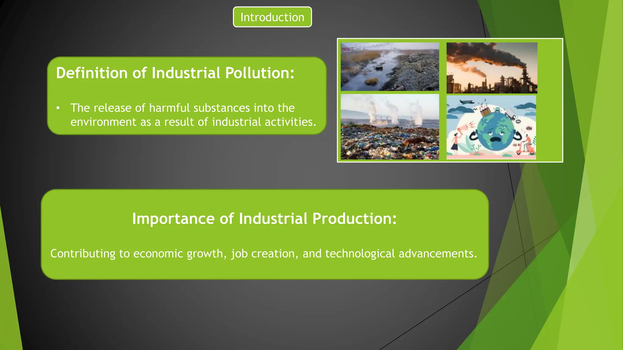 Introduction of Industrial Pollution & its Classifications | PPTX