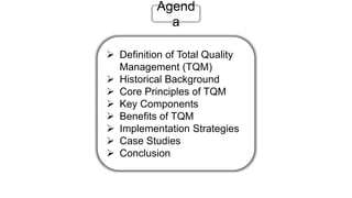 Basic concepts of Total Quality Management | PPTX