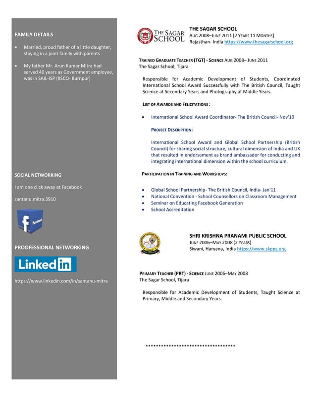 Santanu mitra resume | PDF