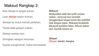 Santap istiadat | PPTX